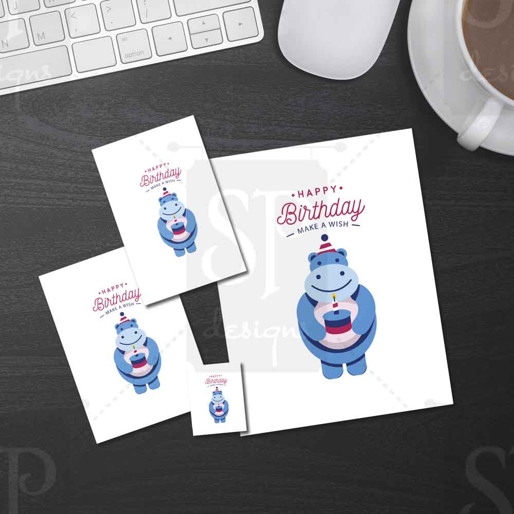 Happy Birthday Hippo | Sunny Paperie