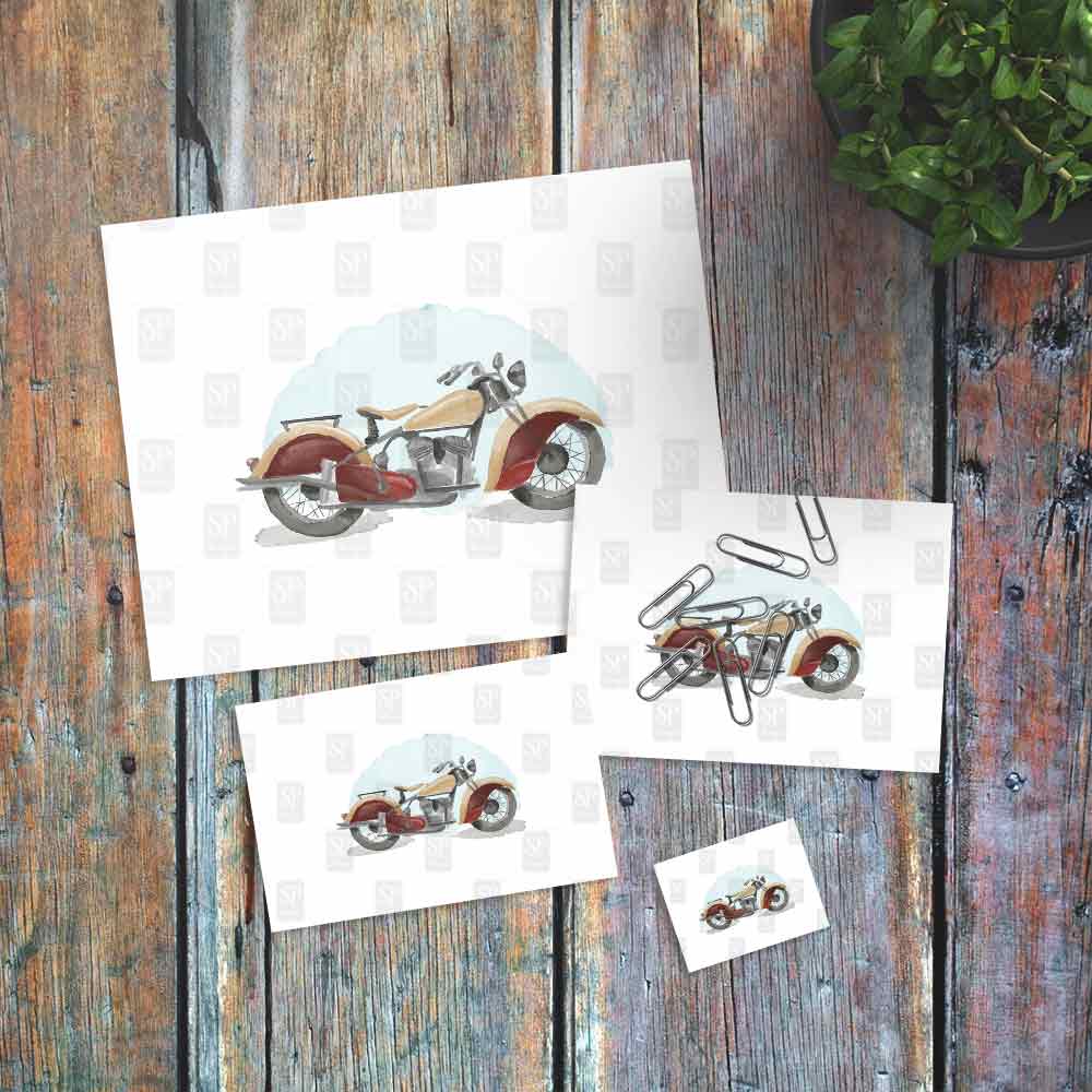 Motorcycle Greeting Card | Sunny Paperie