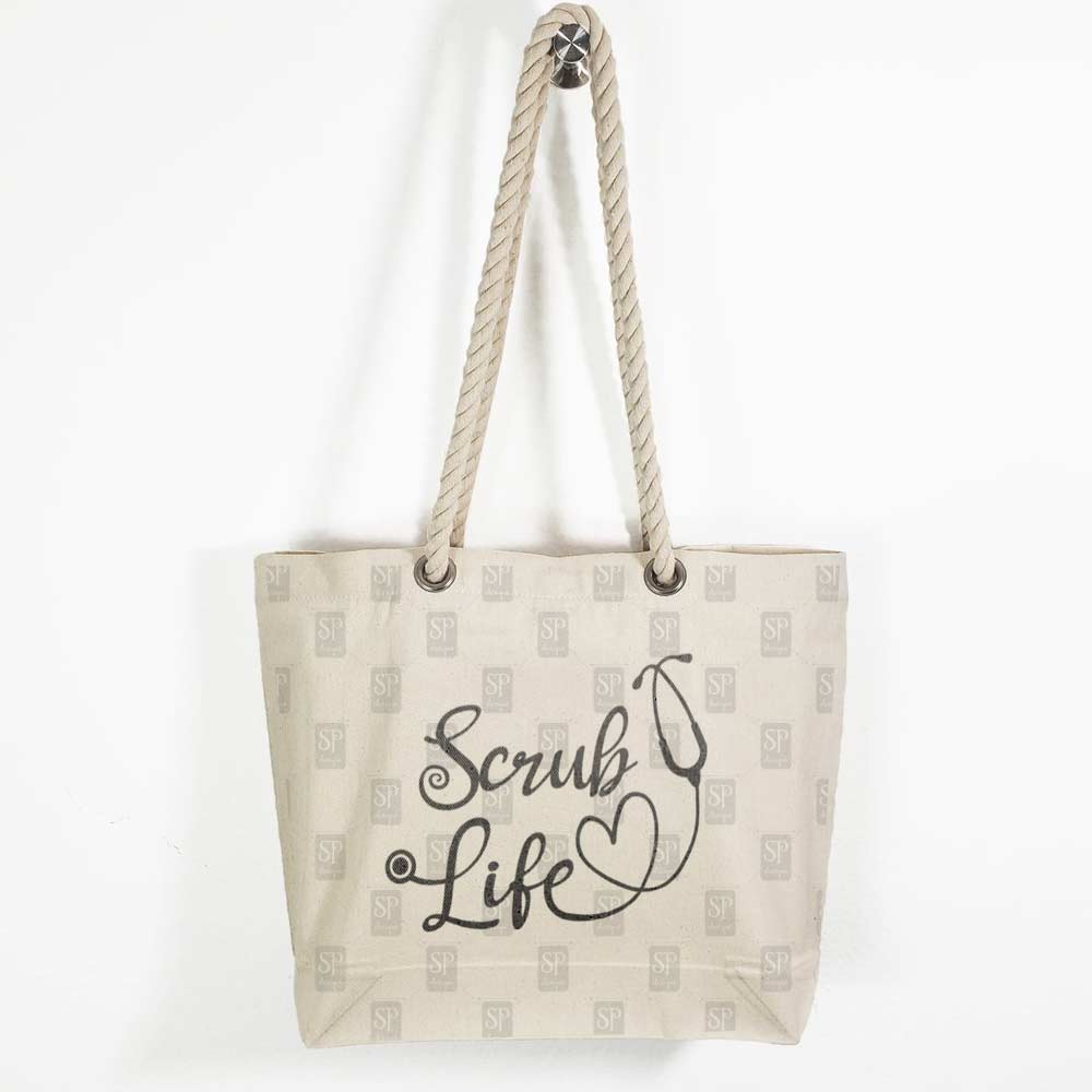 Scrub Life Beach Bag | Sunny Paperie