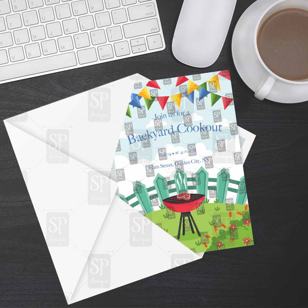 Backyard Party Invitation | Sunny Paperie